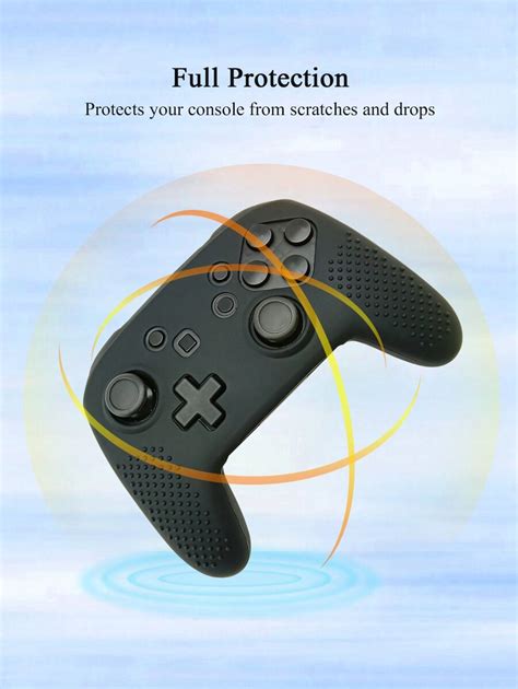 1 Set 1pc Switch Pro Controller Case 6pcs Joystick Thumb Grip Cap