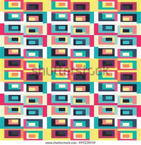 Geometric Box Pattern Pattern Can Be Stock Vector Royalty Free Shutterstock