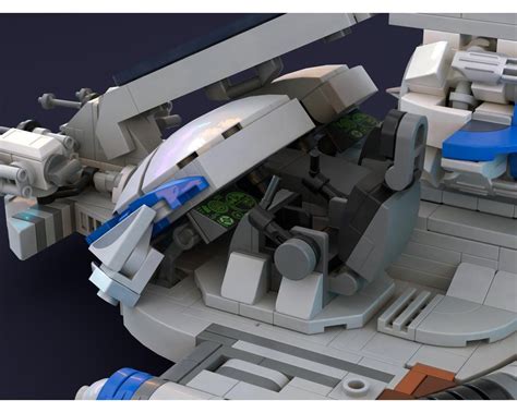 Lego Moc Swamp Speeder By Grababeerandbuildlego Rebrickable