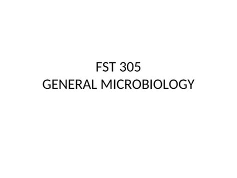 Bacteriologyppt Techniques For Medicall Ppt