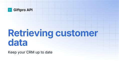Retrieving Customer Data Tpro Api