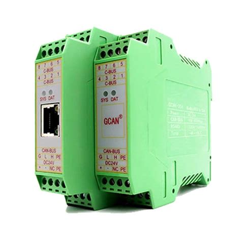 Gcan 204 Industrial Grade Modbus Rtu To Can Bus Converter With Din Rail
