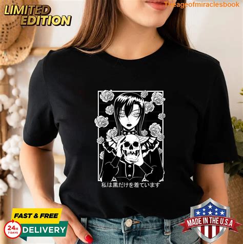 Goth Girl Skull Gothic Horror T Shirt
