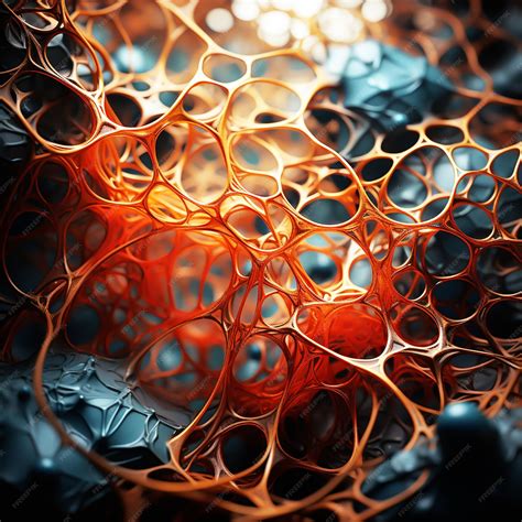 Premium Photo Intricate Structure With Alveoli Ai Generated