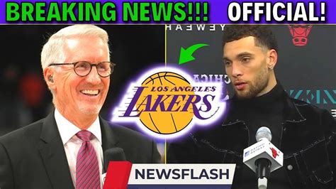 MAJOR SHAKEUP ALERT LAKERS PULL OFF SHOCKING TRADE ZACH LaVINE DEAL