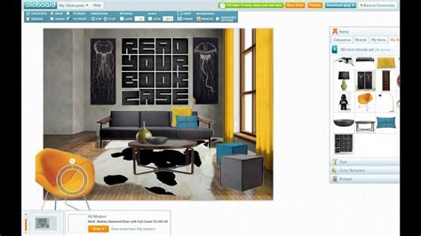 How To Create D Room Designs On Olioboard Youtube