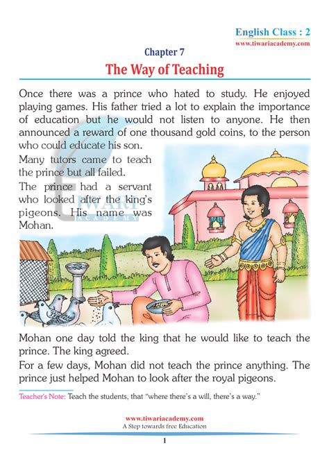 Ncert Solutions For Class 2 English Marigold Unit 7 Chapter 1 And 2