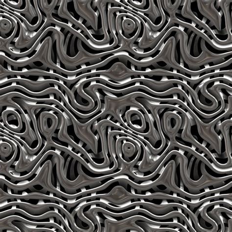Weaved Chrome Pattern