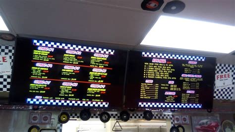 Carta Del Restaurante Triangle Drive In Fresno 753 E Barstow Ave