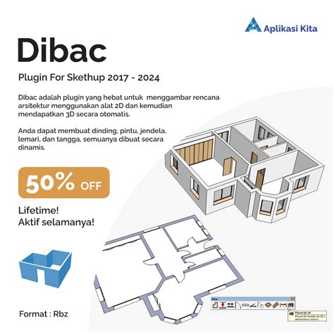 Jual Dibac For Sketchup For Windows Shopee Indonesia