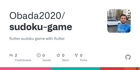 GitHub Obada Sudoku Game Flutter Sudoku Game With Flutter