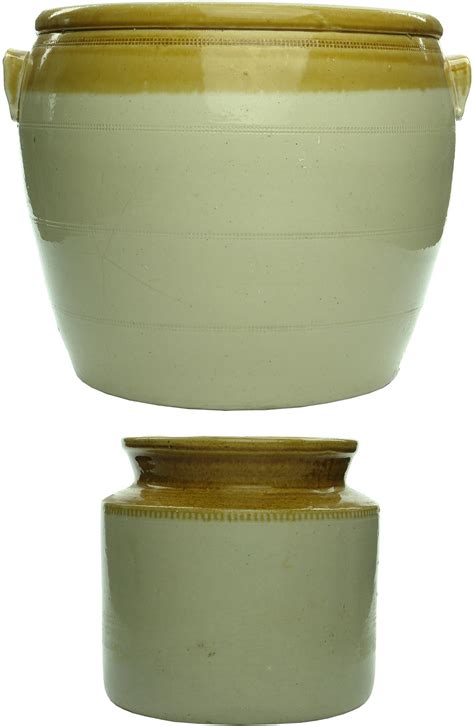 Antique Stoneware Bread Crocks Abcr Auctions