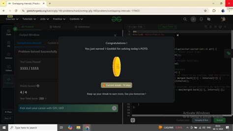 Ayush Agrahari On Linkedin 100dayschallenge Gfg160 Gfg160