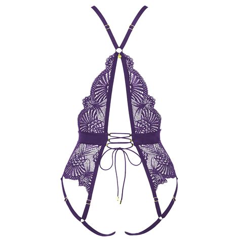 Lace Open Harness Bodysuit Atelier Amour Enlace Moi