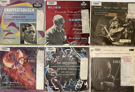 Lot 50 Classical Large Lp Collection