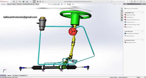 Bản Vẽ Solidworks Hệ Thống Lái Tài Liệu Sinh Viên Ô Tô Facebook