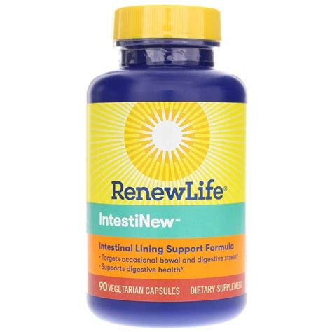 IntestiNew Intestinal Lining Support Capsules, Renew Life