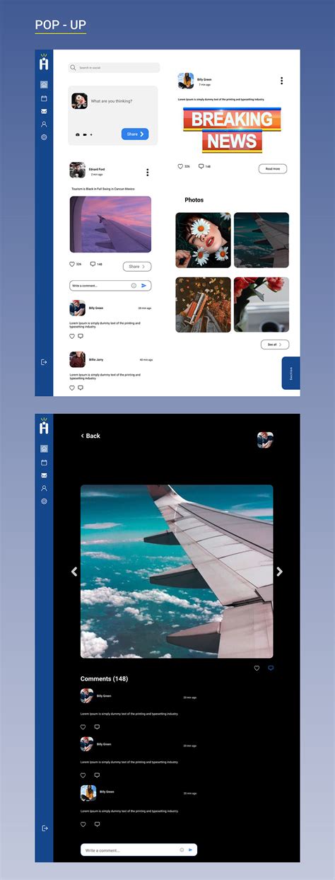 SOCIAL NETWORK UI UX Design On Behance