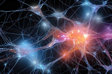 Computer Generated Human Brain Premium Ai Generated Image