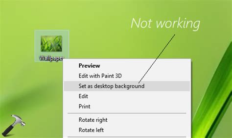 Fix Unable To Change Desktop Background In Windows