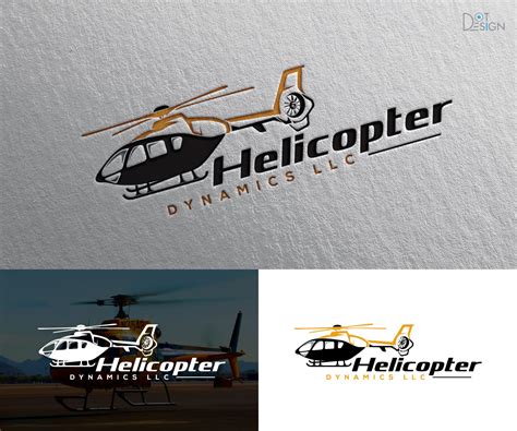 Serious Bold Aviation Logo Design For Helicopter Dynamics Llc By Dot