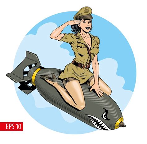Military Pin Up Girl Drawings