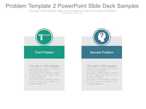 Problem Template Powerpoint Slide Deck Samples PowerPoint Slide Templates Download PPT