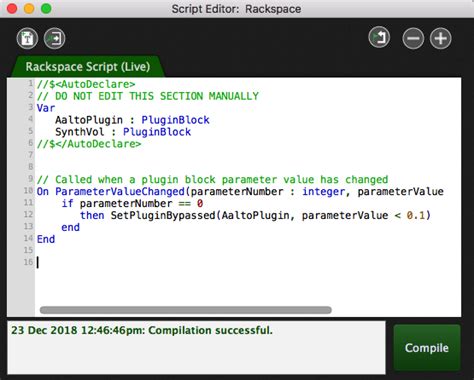 Blog Article On Bypassing Plugin Automatically When Volume Is Off