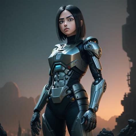 Alita Battle Angel Pose Ai Generated Artwork Nightcafe Creator