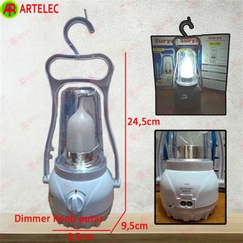 Jual BEST PROMO LAMPU LED EMERGENCY SURYA SHL L3904 FROSTED