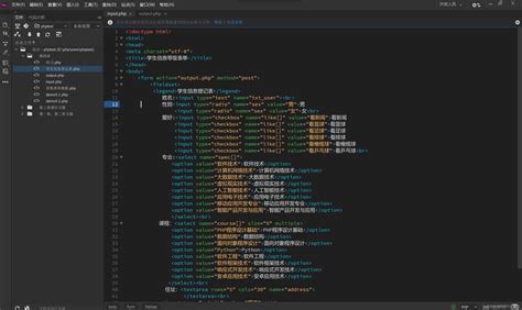 Php实现一个表单 学生信息登记表单php表单个人信息 Csdn博客