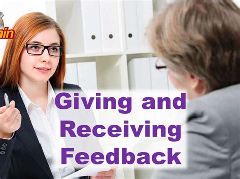 Giving And Receiving Feedback Qintil