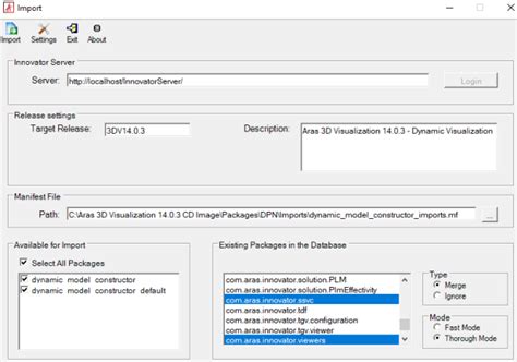 Manual Aras Dynamic Visualization Installation