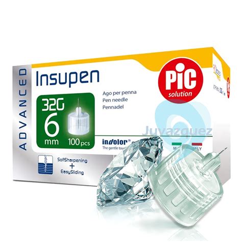 Agujas Insulina 32g 6mm Advanced Insupen Pic Solution