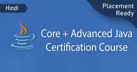 Core Java Advanced Java Certification Course Hindi TechVidvan
