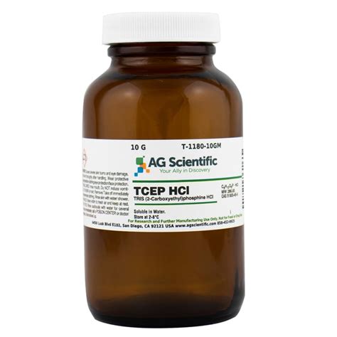 Ag Scientific Inc Tcep Hydrochloride 10 G Quantity Each Of 1