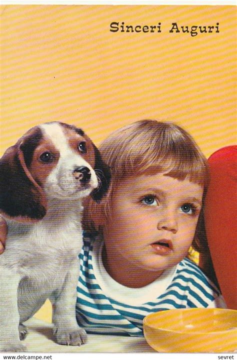 Chiens Enfant Et Son Chien
