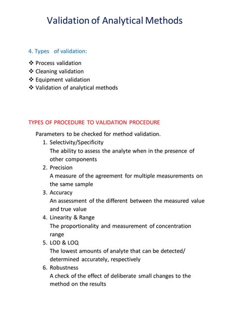 Validation Of Analytical Methods Pdf