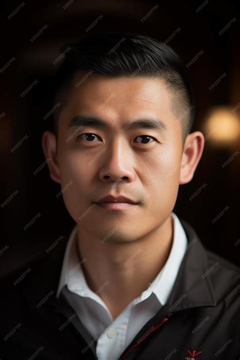 Premium Photo A Man In A Suit With A White Collared Shirt And A White