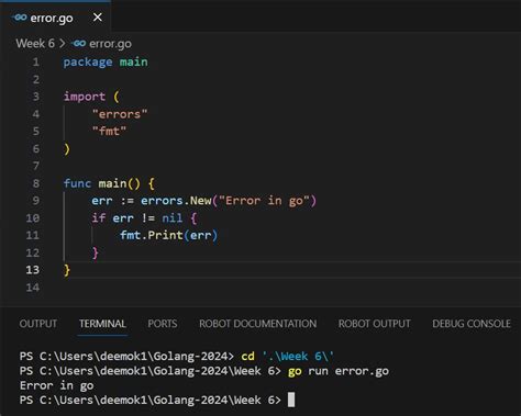 how to handle error in go with golang deepak mokashi posted on the