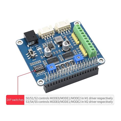 Stepper Motor Servo Driver Board Drv8825 Module For Raspberrypi 40pin