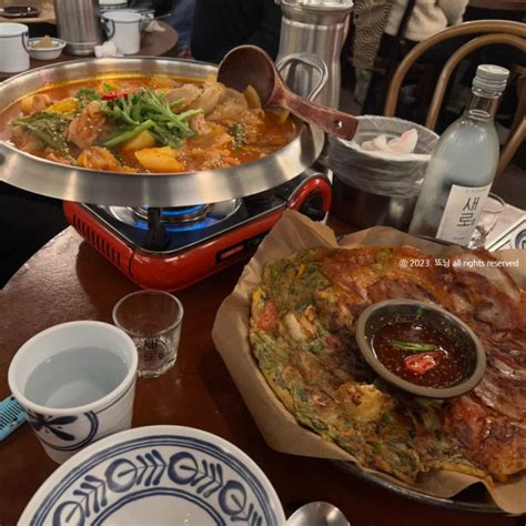 홍대막걸리｜곱도리탕과 반반전이 맛있는 연남주막1987 네이버 블로그