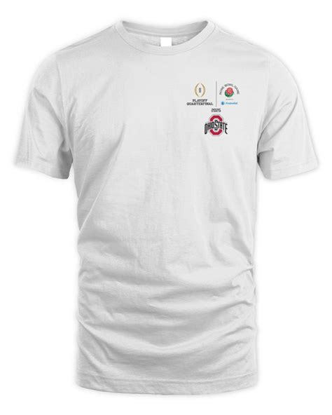 Ohio State Buckeyes College Football Playoff 2025 Rose Bowl T Shirts