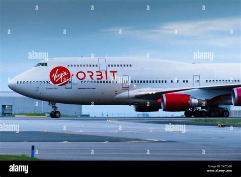 A Historic Moment As The Virgin Orbit Cosmic Girl A 747 400 Converted