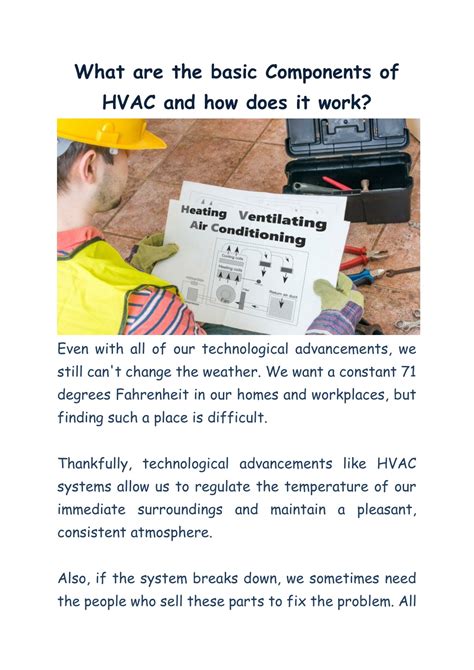 Ppt What Are The Basic Components Of Hvac And How Does It Work