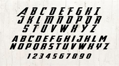 Avengeance Heroic Avenger Font Unleash The Avengeance