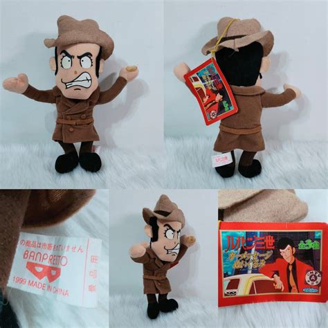 Lupin The 3rd Inspector Koichi Zenigata Plushie On Carousell