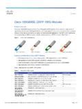 Cisco Transceiver Modules Cisco Cisco Transceiver Modules Cisco Pdf