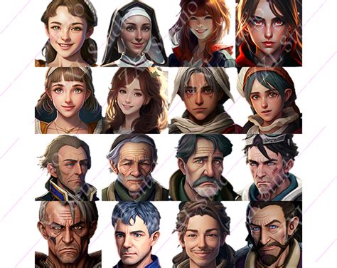 RPGMaker MV MZ Free Facepacks By ZXL Studio