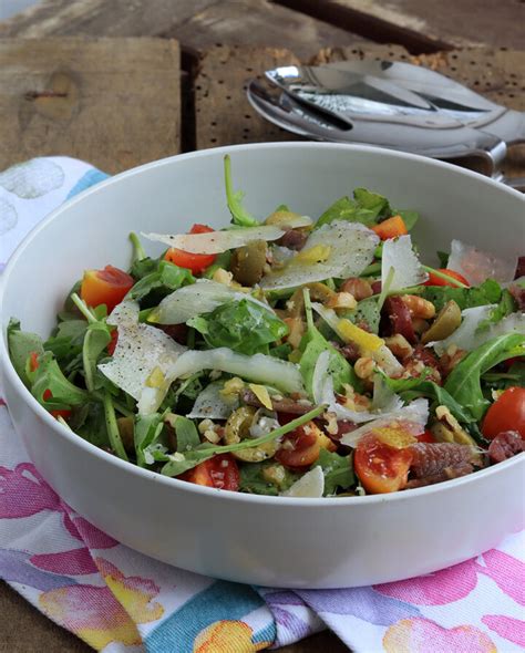 INSALATA DI RUCOLA Ricetta Sfiziosa Contorno Con Rucola E Pomodorini